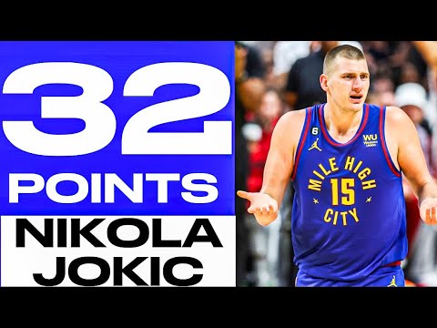 NIKOLA JOKIC FIRST EVER 30+ PTS, 20+ REB, 10+ AST GAME 🃏 - YouTube