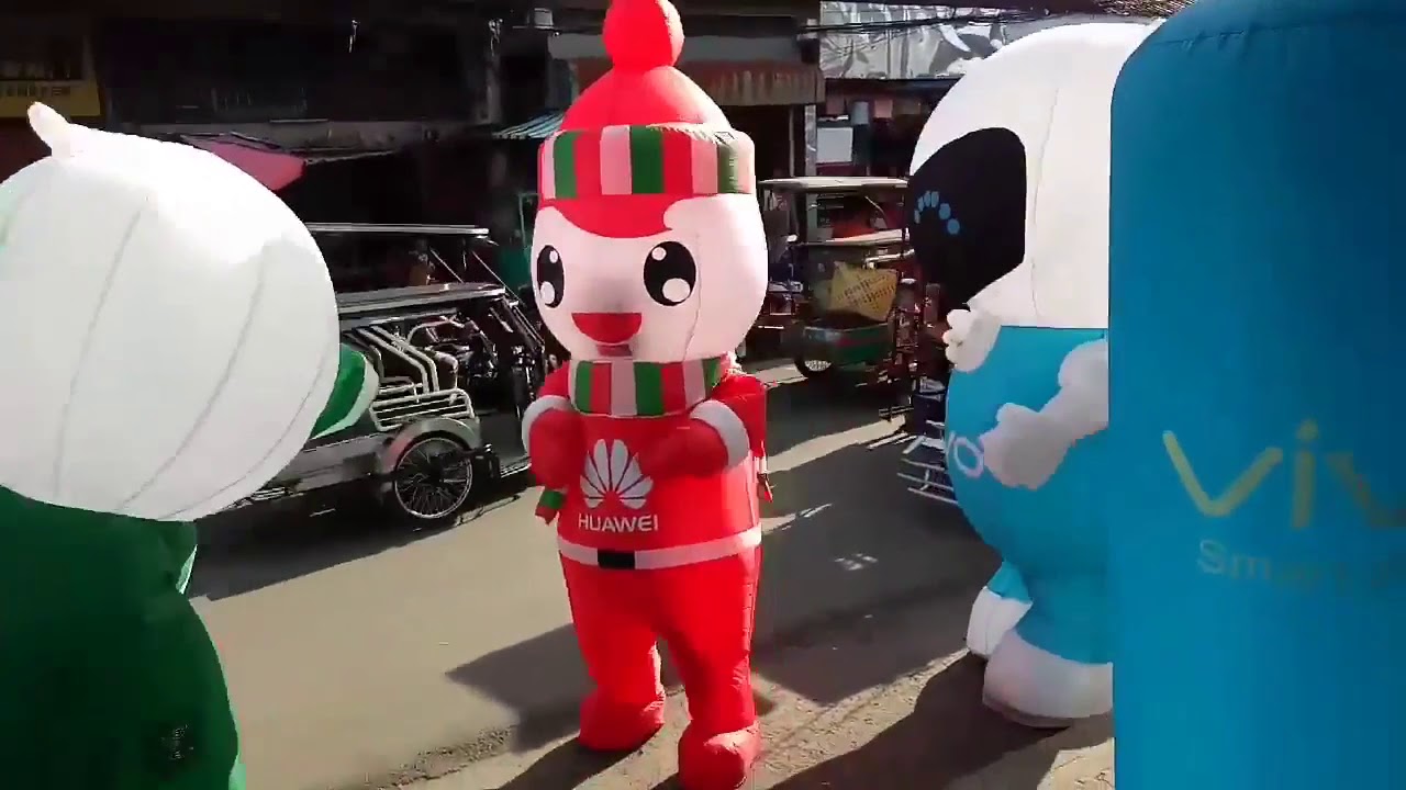 Adu dance lucu antara maskot OPPO vs HUAWEI vs VIVO asli bikin ngakak ...