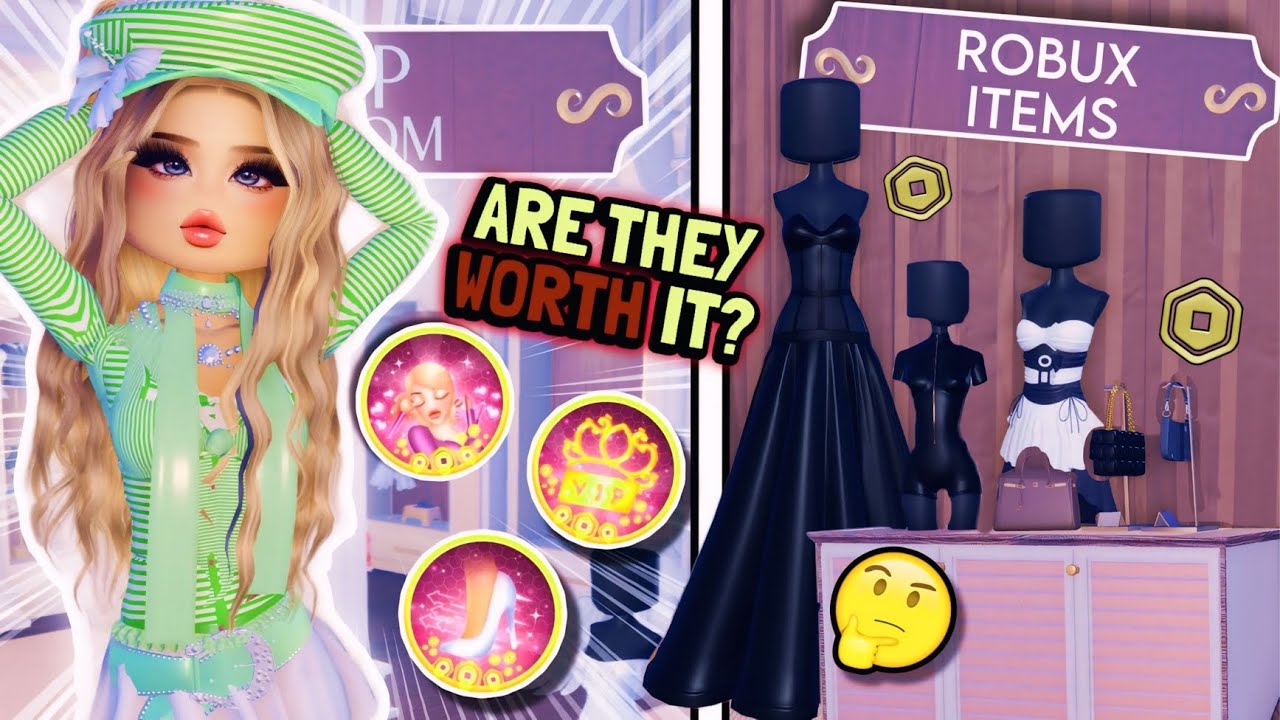 Are The Dress To Impress ROBUX ITEMS And GAMEPASSES Worth it? 🤔| Honest ...