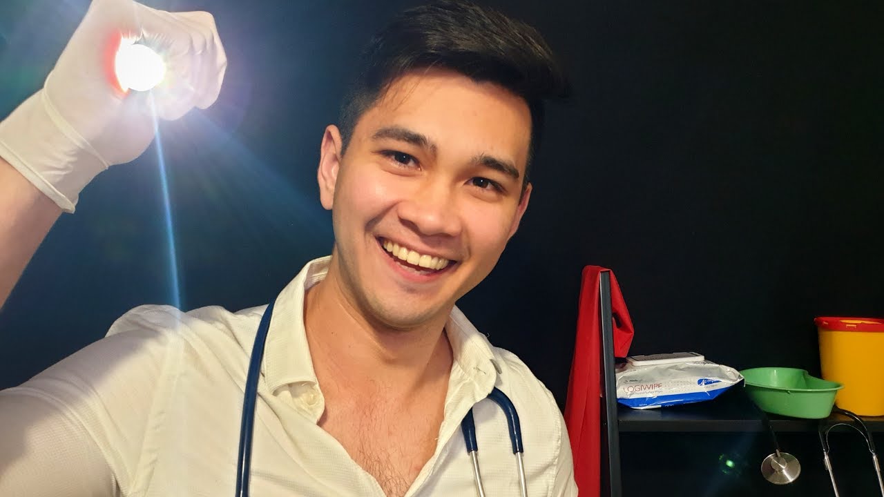 ASMR Medical Exam | REAL Health Professional | Light Triggers | Eye ...