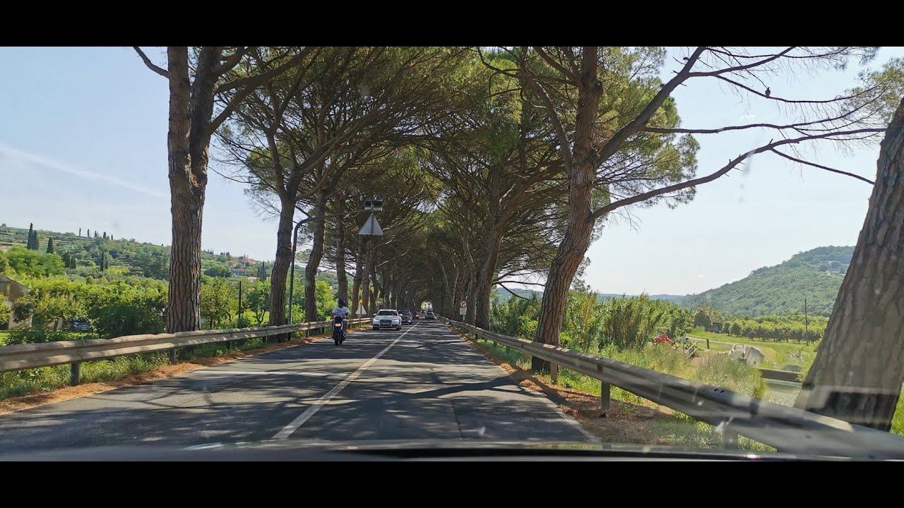 Caserta - Napoli scenic highway road E45, Italy - YouTube