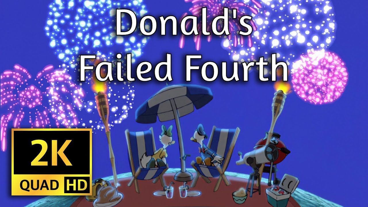"Donald's Failed Fourth" from Mickey Mouse Works (2K Quad HD Upscale ...