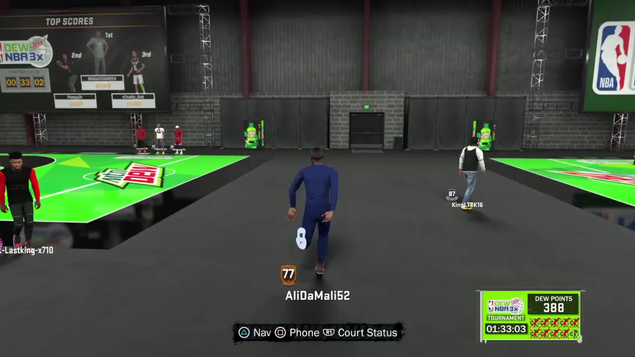 NBA 2k18 MyPark DEW 3X! (FR) ROAD TO 100 SUBS!!! - YouTube