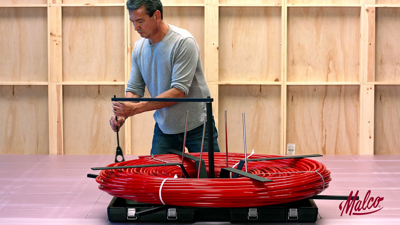 Setup of PEX Tubing Uncoiler UC1 by Malco Products - YouTube