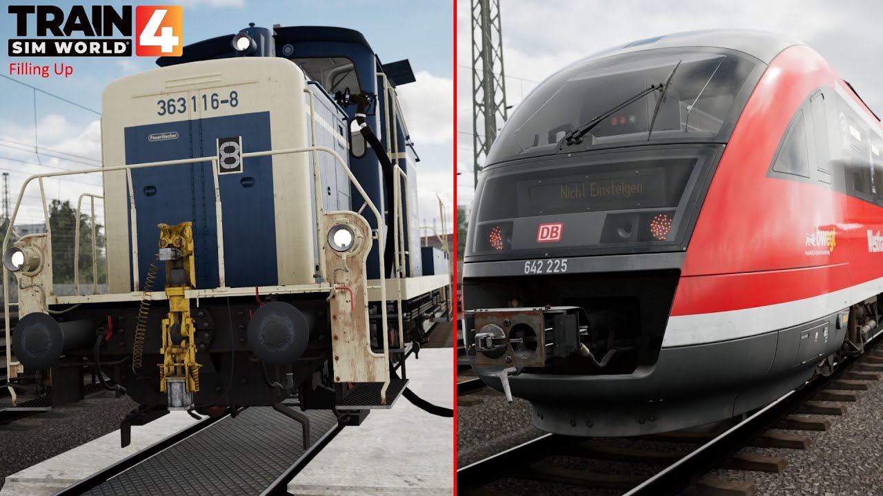 Filling Up - Maintalbahn - BR 363 & BR 642 - Train Sim World 4 - YouTube