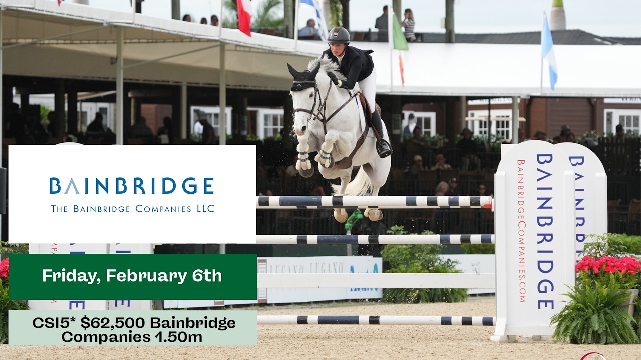 Watch the $62,500 Bainbridge Companies CSI5* 1.50m Speed - YouTube