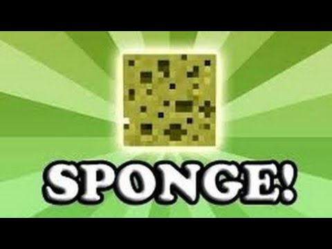 Minecraft How to make a sponge - YouTube