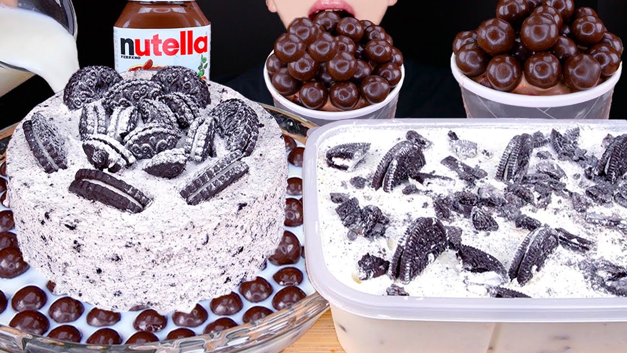 Asmr Maltesers Kitkat Magnum Chocolate Ice Cream Oreo Nutella Twix