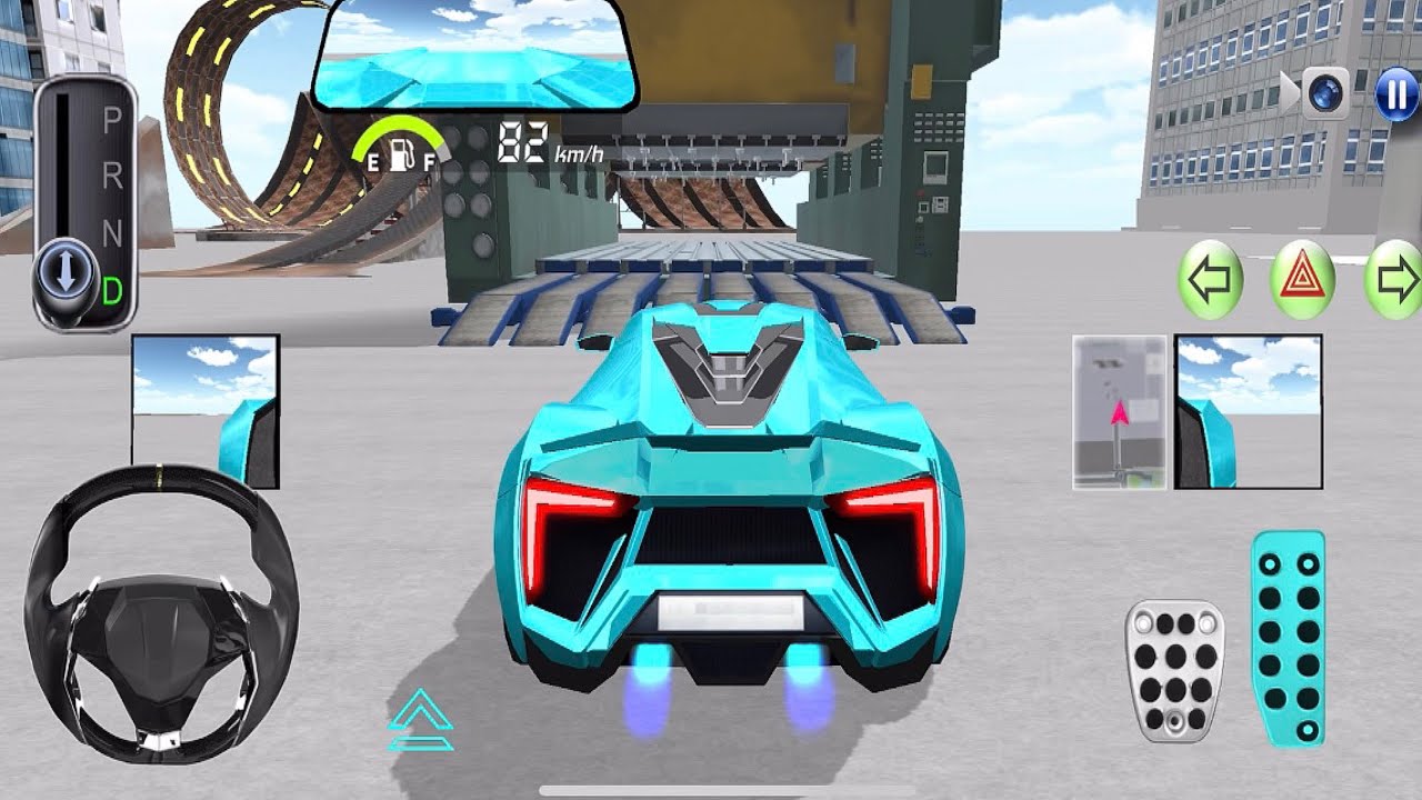 New car driving in crusher - 3d car driving in playground - android ios ...