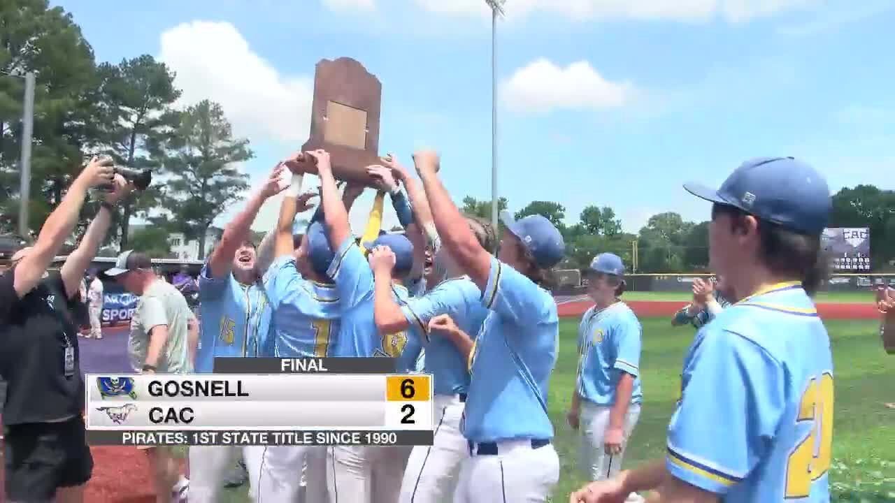 2024 3A Baseball Championship: Gosnell beats CAC 6-2 to win first State ...