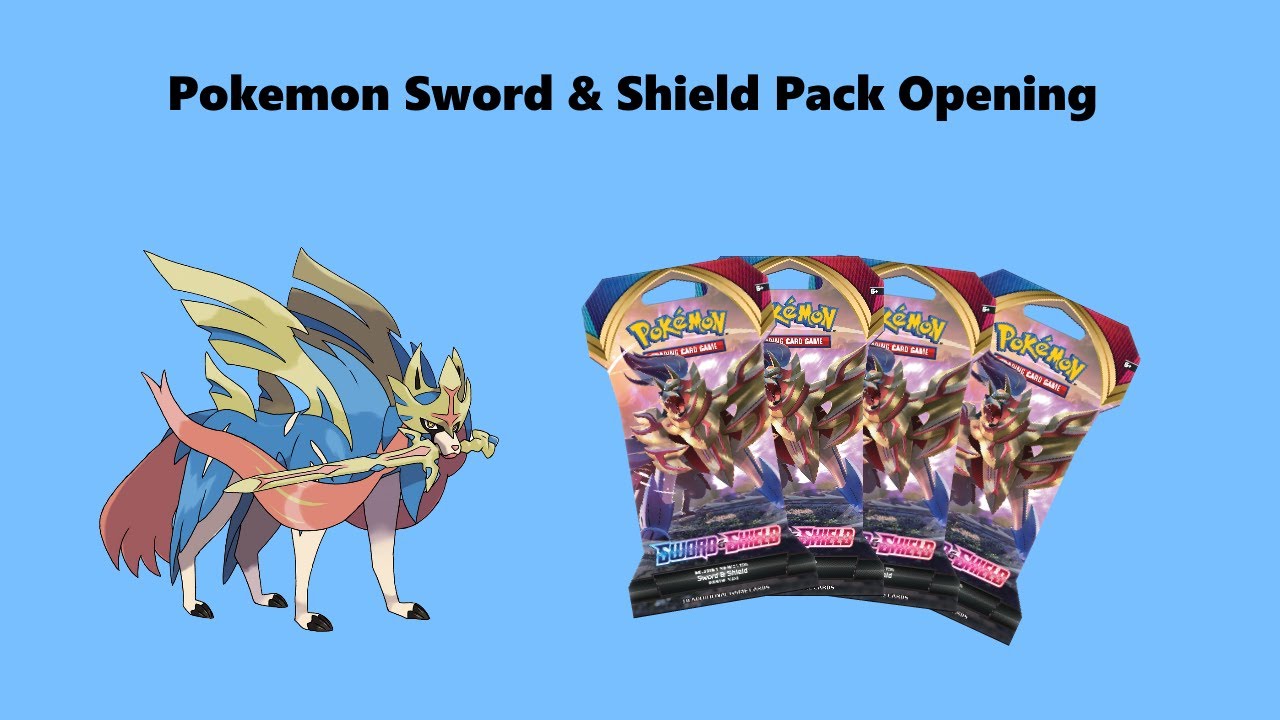 Pokemon Sword & Shield Pack Opening - YouTube