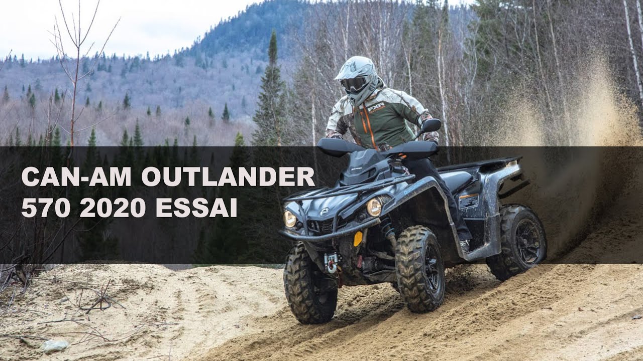 Can Am Outlander XT 570 2020 Essai - YouTube