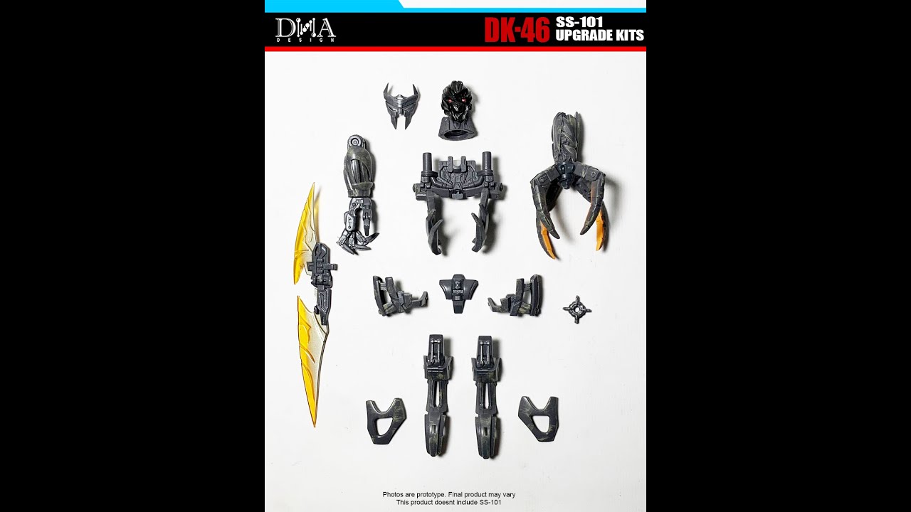 DNA Design DK-46 Upgrade Kits for SS-101 ROTB Scourge preview! - YouTube