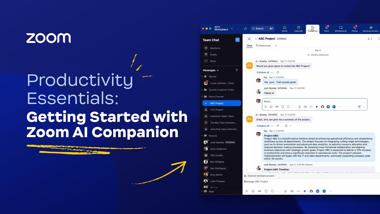 Productivity Essentials: Getting Started with Zoom AI Companion - YouTube