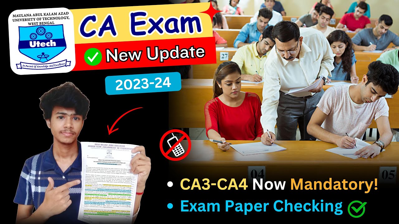 MAKAUT CA Exam Big Update!! CA3/CA4 Mandatory + Exam Paper Assessment ...