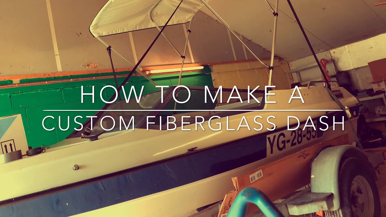 Making a fiberglass dashboard - YouTube