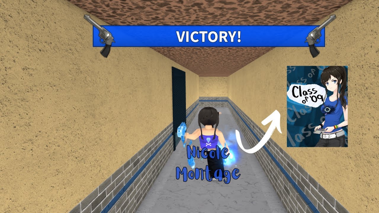 MM2 MONTAGE AS NICOLE IN THE NEW HALLOWEEN EVENT (Murder Mystery 2 ...