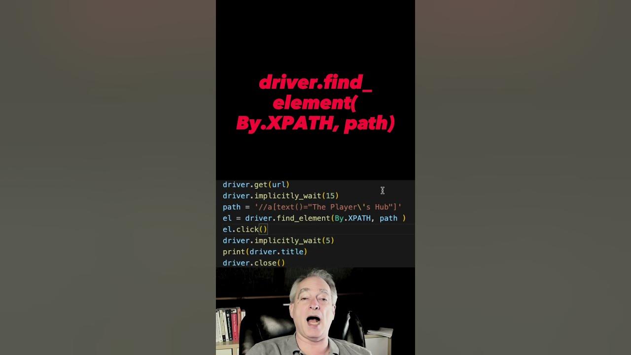 Find elements by text when web scraping with Selenium in Python #python #selenium #shorts - YouTube