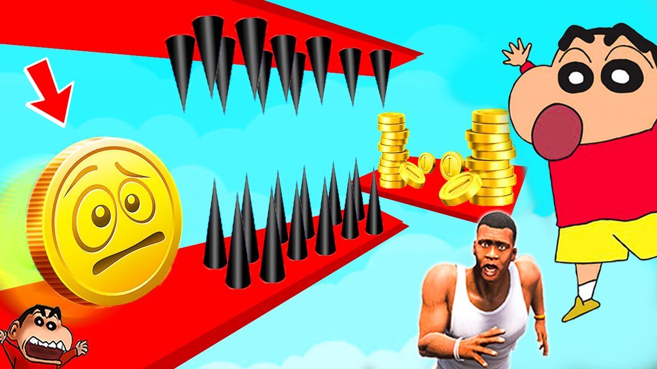 SHINCHAN BECOME BILLIONAIRE BY RUNNING COINS IN MONEY RUSH WITH ...
