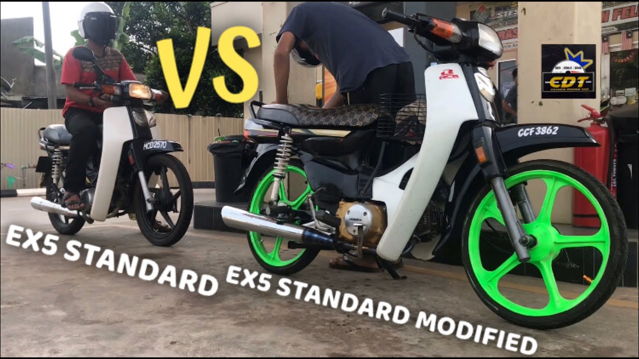 EX5 Standard VS EX5 Standard Modified (Test Mesin) - YouTube