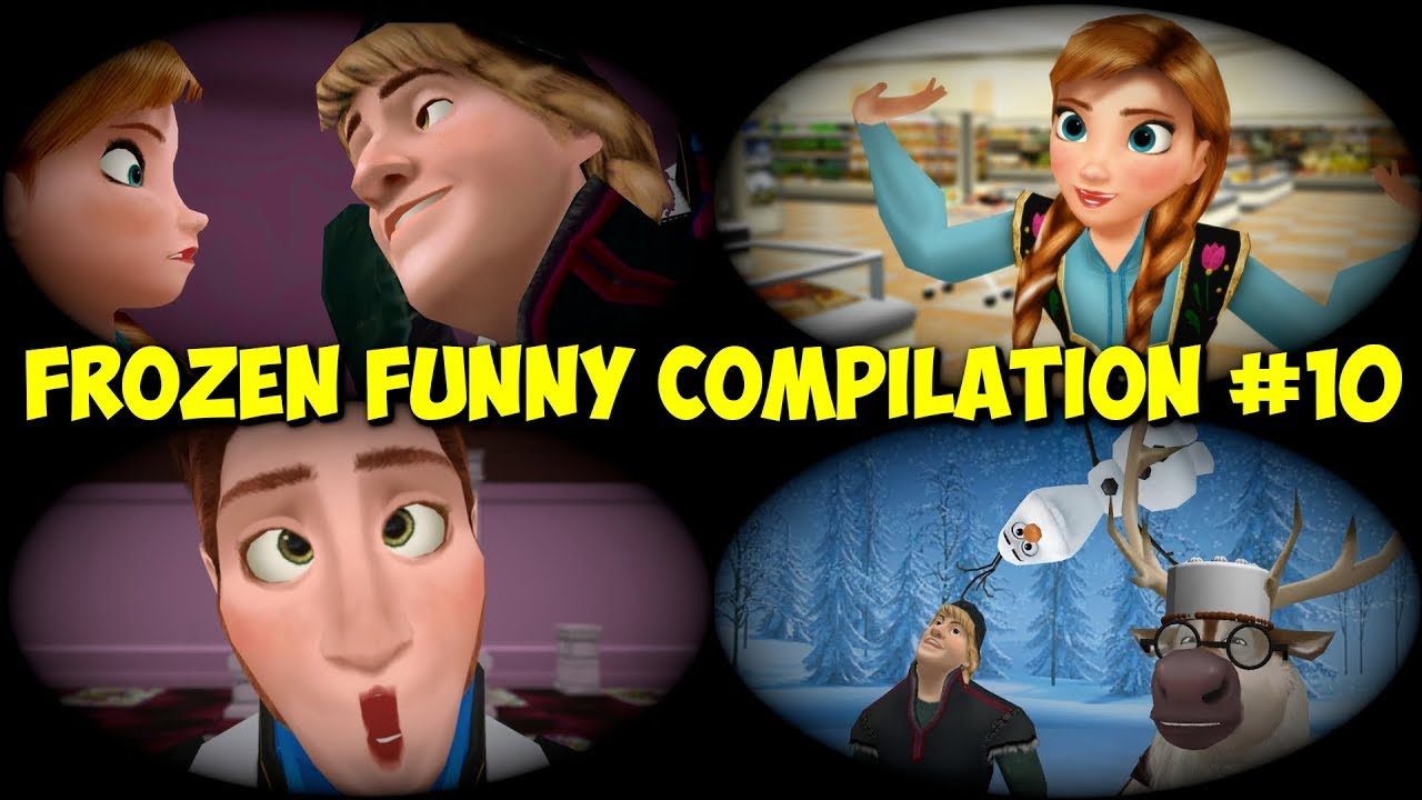 MMD Frozen 2 "Funny Compilation #10" Elsa Anna Kristoff Olaf Hans ...