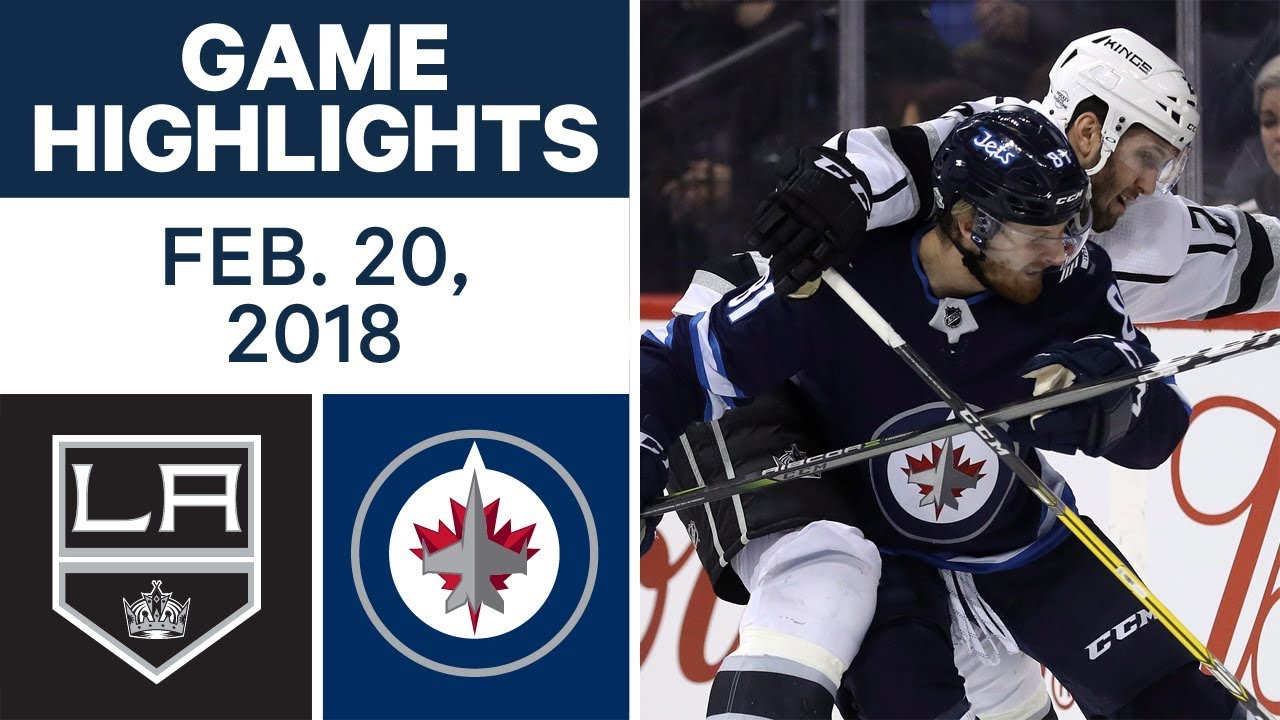 NHL Game Highlights | Kings vs. Jets - Feb. 20, 2018 - YouTube