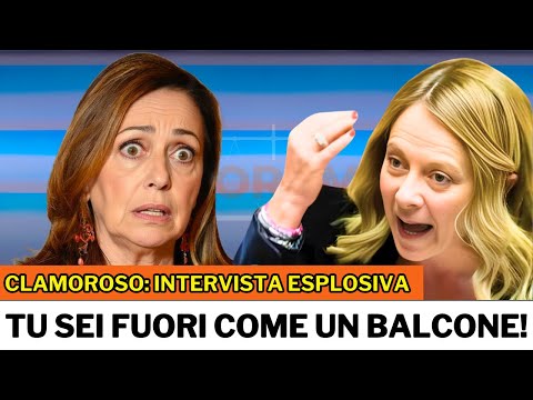 Meloni azzittisce Palombelli e ribalta tutto in diretta