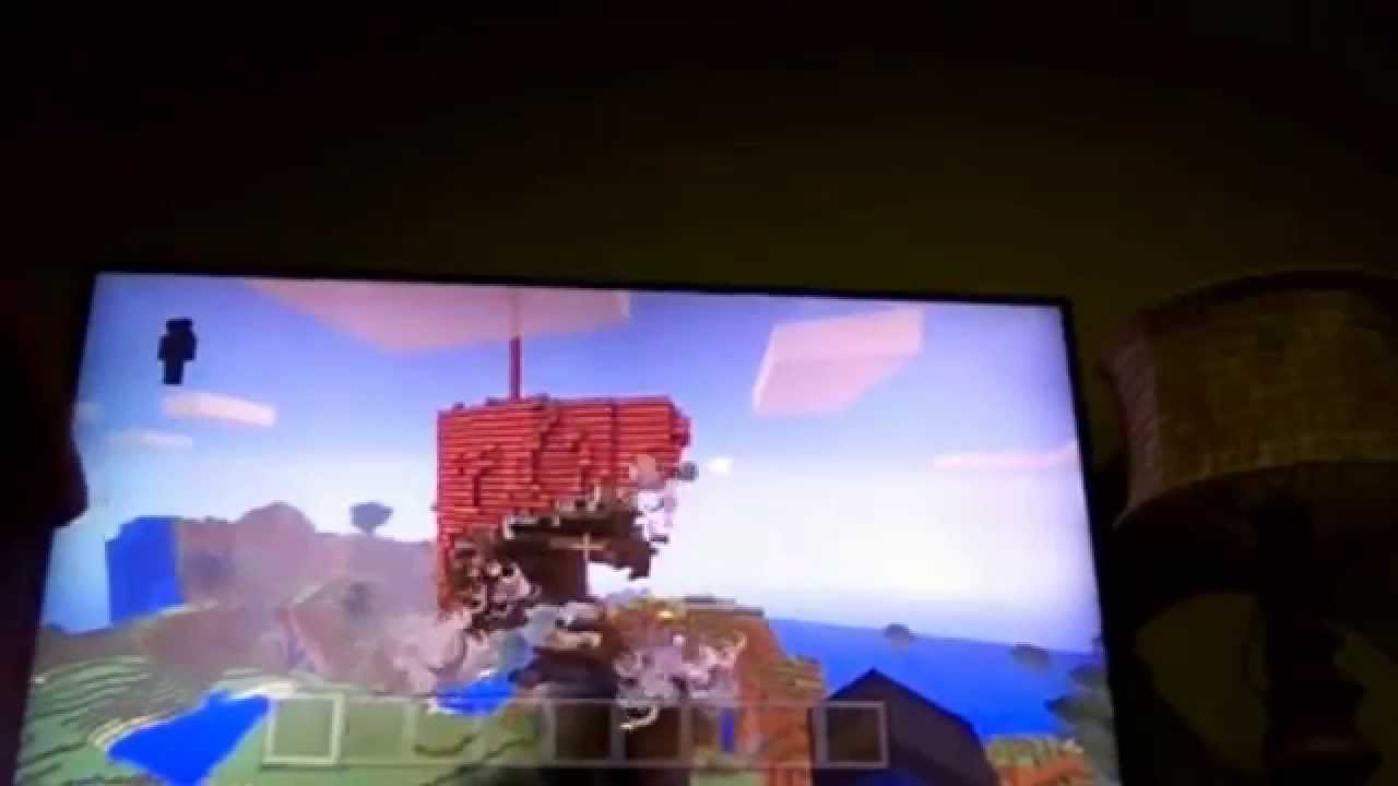 blowing up epic minecraft house - YouTube