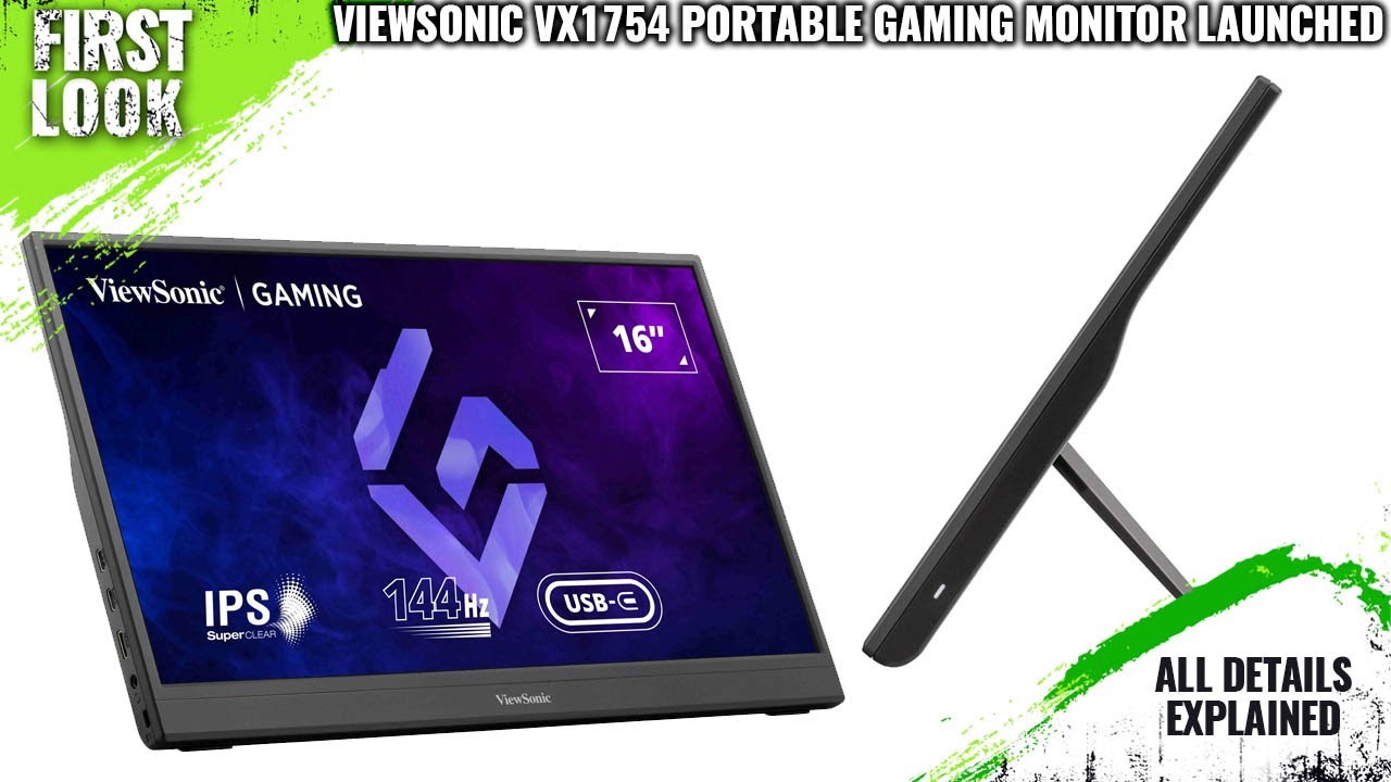 ViewSonic VX54 Portable Gaming Monitor Series Launched - Explained All ...