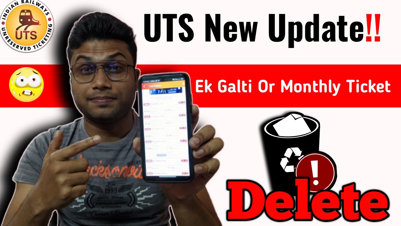 UTS Monthly Ticket Delete Alert ⚠️ Ek Galti aur monthly season ticket ...