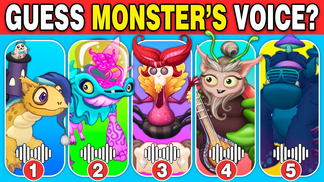 Guess the MONSTER'S VOICE / MY SINGING MONSTERS / Druttle, Adult Plixie ...