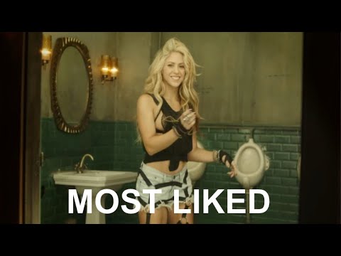 Top 100 Most Liked Songs Of All Time (February 2017)