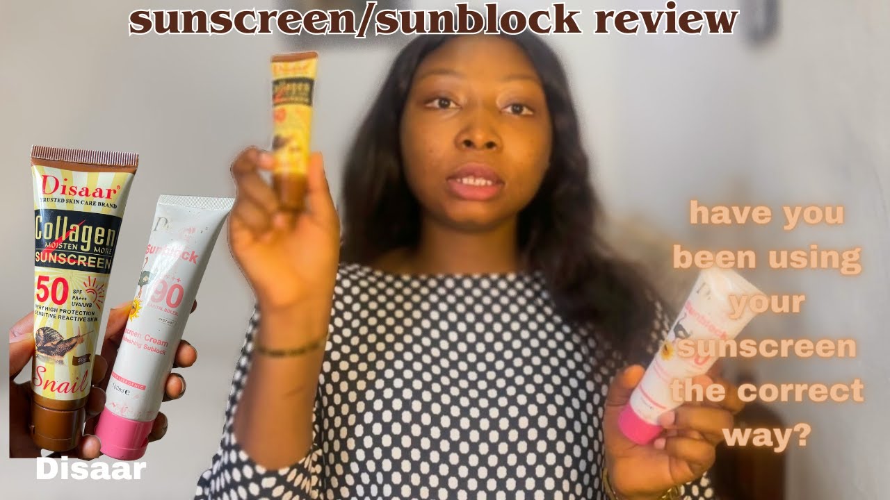 Sunscreen/ sunblock review (Disaar sunscreen & Sunblock review) / how ...