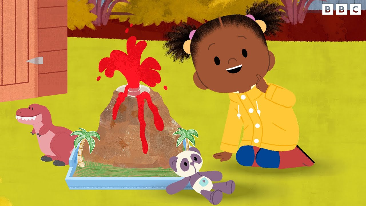 JoJo & Gran Gran Make a Volcano | CBeebies - YouTube