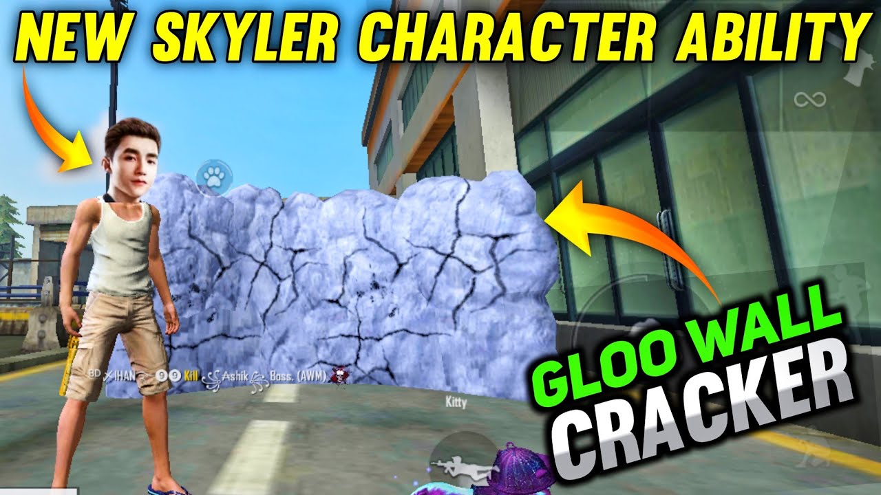 NEW SKYLER CHARACTER ABILITY TEST | FREE FIRE NEW CHARACTER SKILL ...