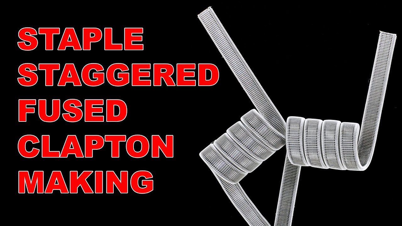 STAPLE STAGGERED FUSED CLAPTON MAKING - YouTube