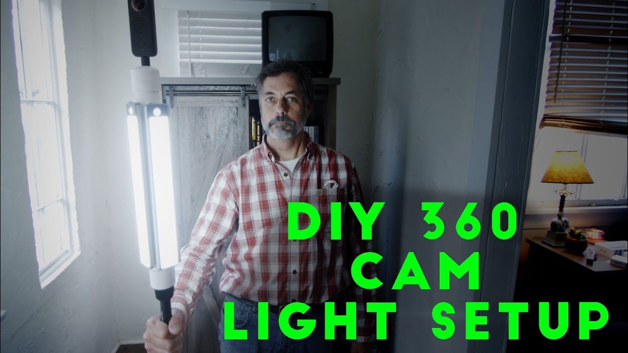 How to Build Mobile DIY 360 Camera Light for Tripod or Selfie Stick ...
