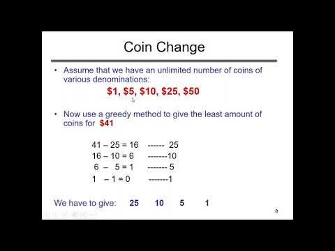 5. Greedy Algorithms: Coin Changing & Bin Packing Problem | CSE2117: Fall 2020 - YouTube
