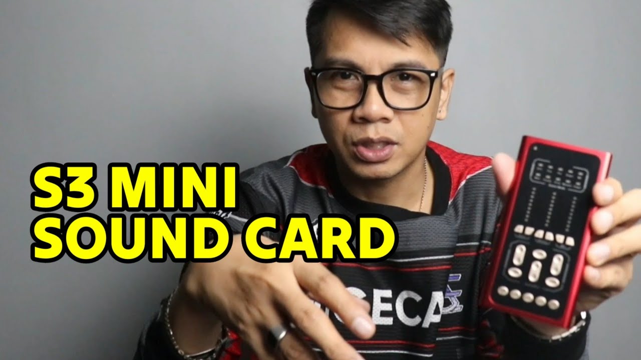 S3 Mini Live Sound Card - YouTube