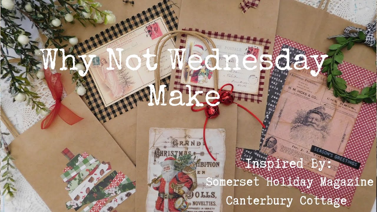Why Not Wednesday Make - Gift Bags - YouTube