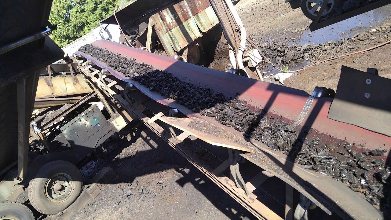 SCRAP TIRE CHIPS FROM 3 INCH FEEDER TO 2 INCH FUEL BY SHREDDERHOTLINE ...