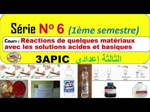 Exercices corrigé de la Série 6(Réactions des matériaux avec les ...