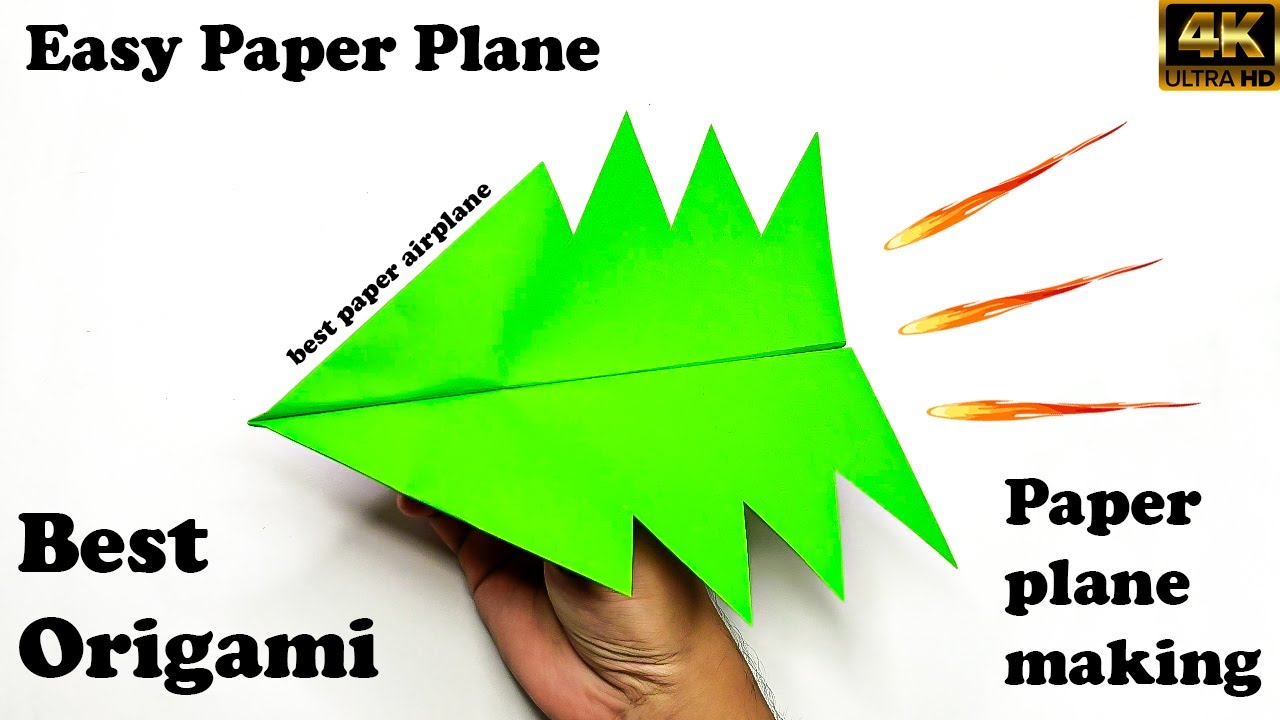 Best origami paper jet easy | Paper Plane | Origami fighter plane easy ...