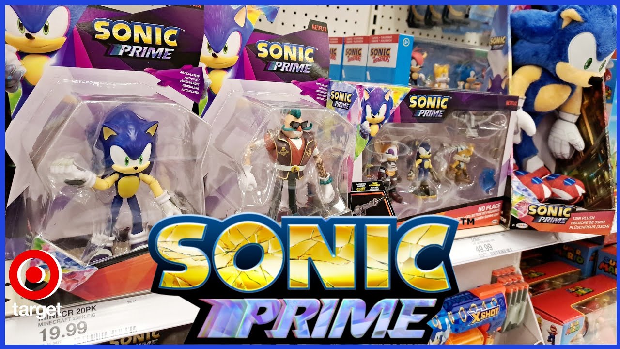 Sonic Prime New Toys Spin Dash Through Target Sonic the Hedgehog - YouTube