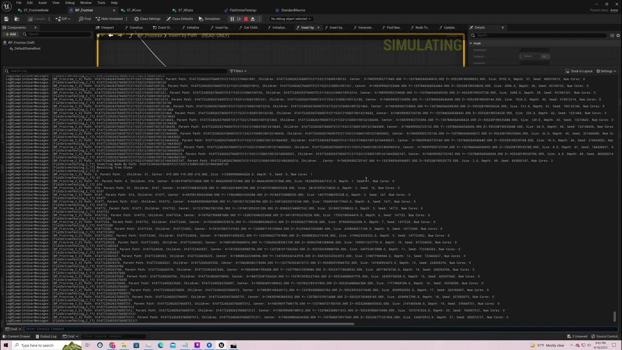 Unreal Engine 5 - Continuing "Flat" octree implementation - YouTube