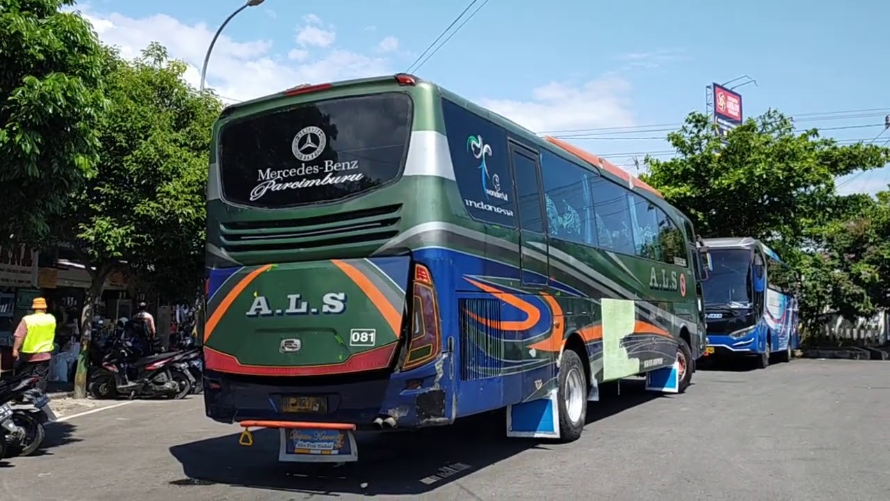 WADUHHHH.....MALAH BOCOR SELANG SOLARNYA || BUS ALS 081 DI TERMINAL ...