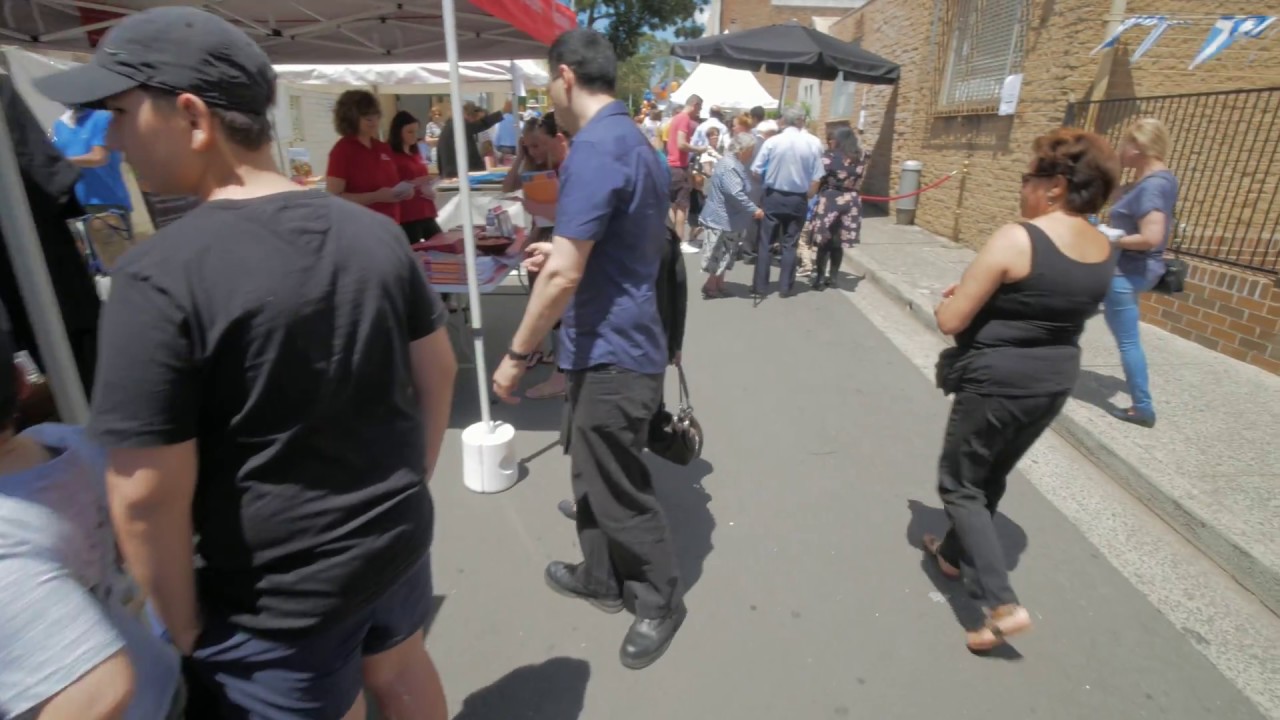 Sydney Video Walk 4K - Greek Fair Burwood Spring 2017 - YouTube