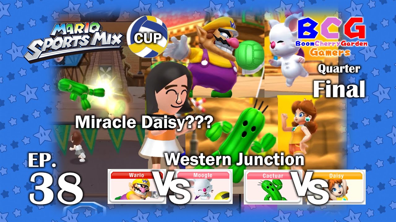 Mario Sports Mix Volleyball SS11 (Cup) EP 38 Western Junction,Wario ...