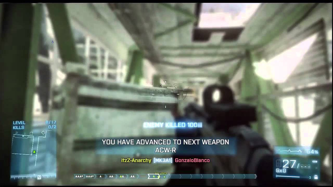 BF3: Close Quarters Gun Master on Scrap Metal - YouTube
