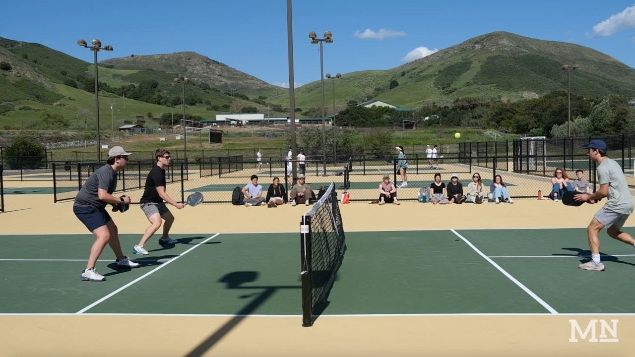 ASI hosts first ever Picklefest in celebration of Cal Poly's new Pickleball courts - YouTube